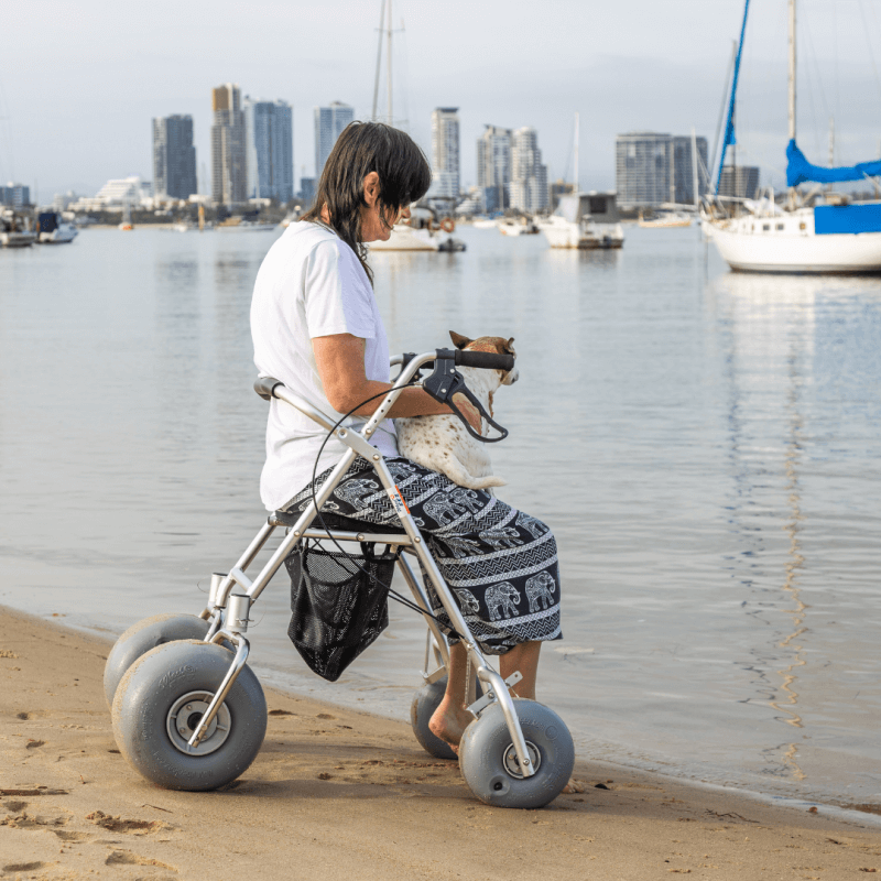 Wheeleez™ All-Terrain/ Beach Rollator - Beachwheels Australia